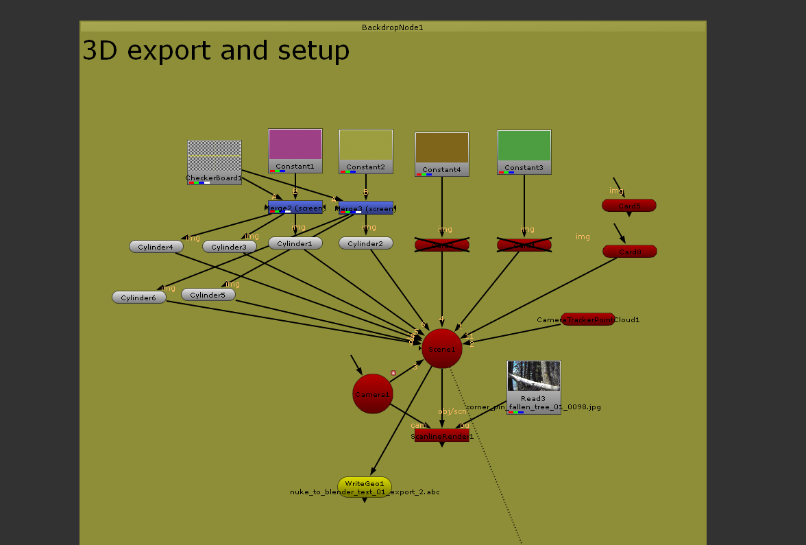 Exporting a Nuke scene to Blender | OpenVisual FX