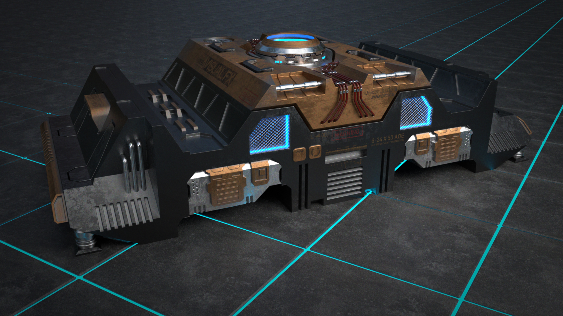 Hard Surface Modeling & Painting Timelapses | OpenVisual FX