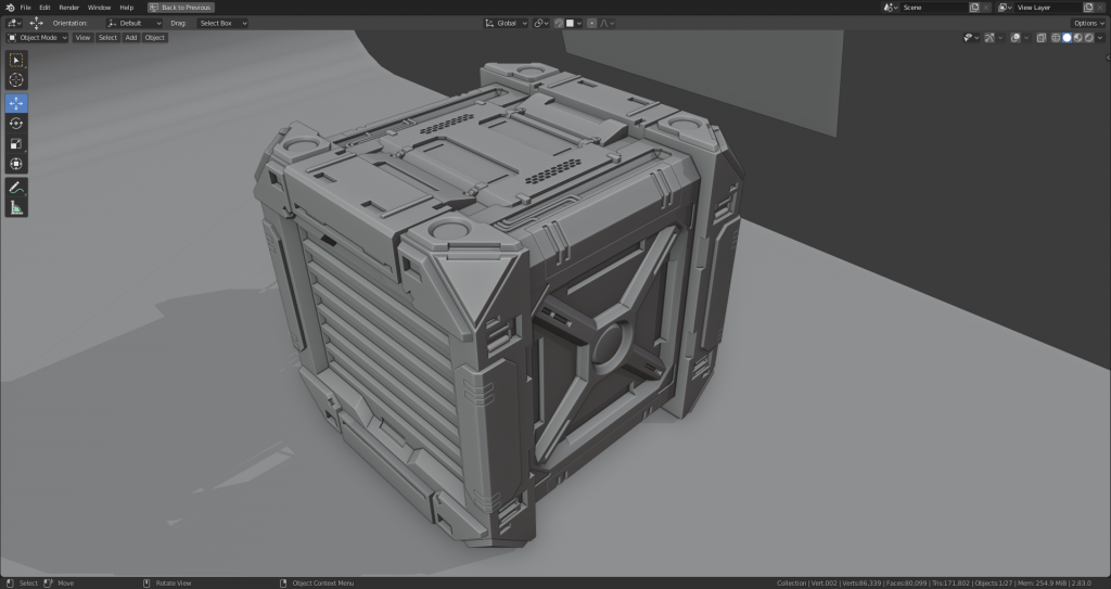 Hard Surface Modeling & Painting Timelapses | OpenVisual FX