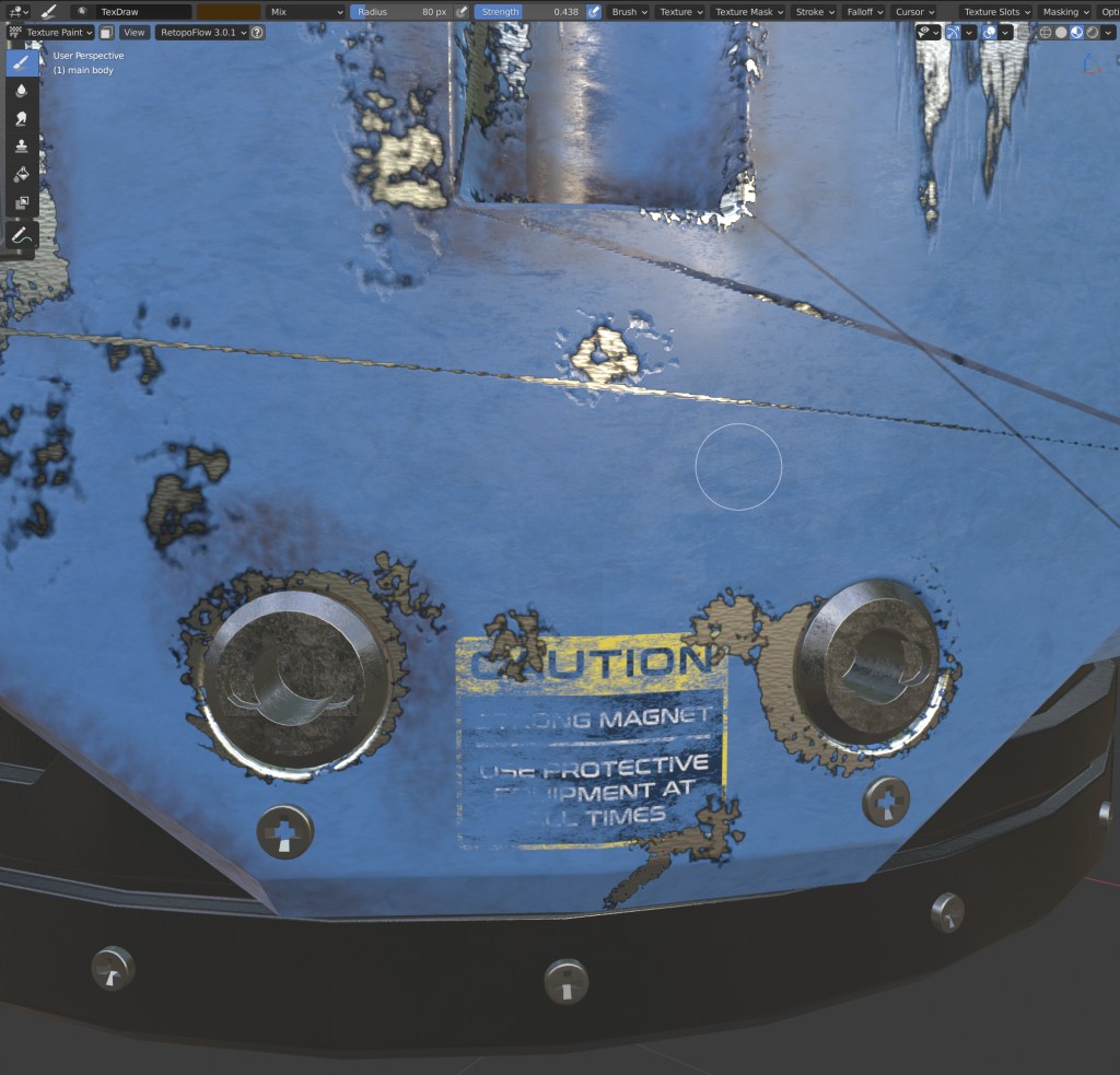 Hard Surface Texture Painting in Blender | OpenVisual FX