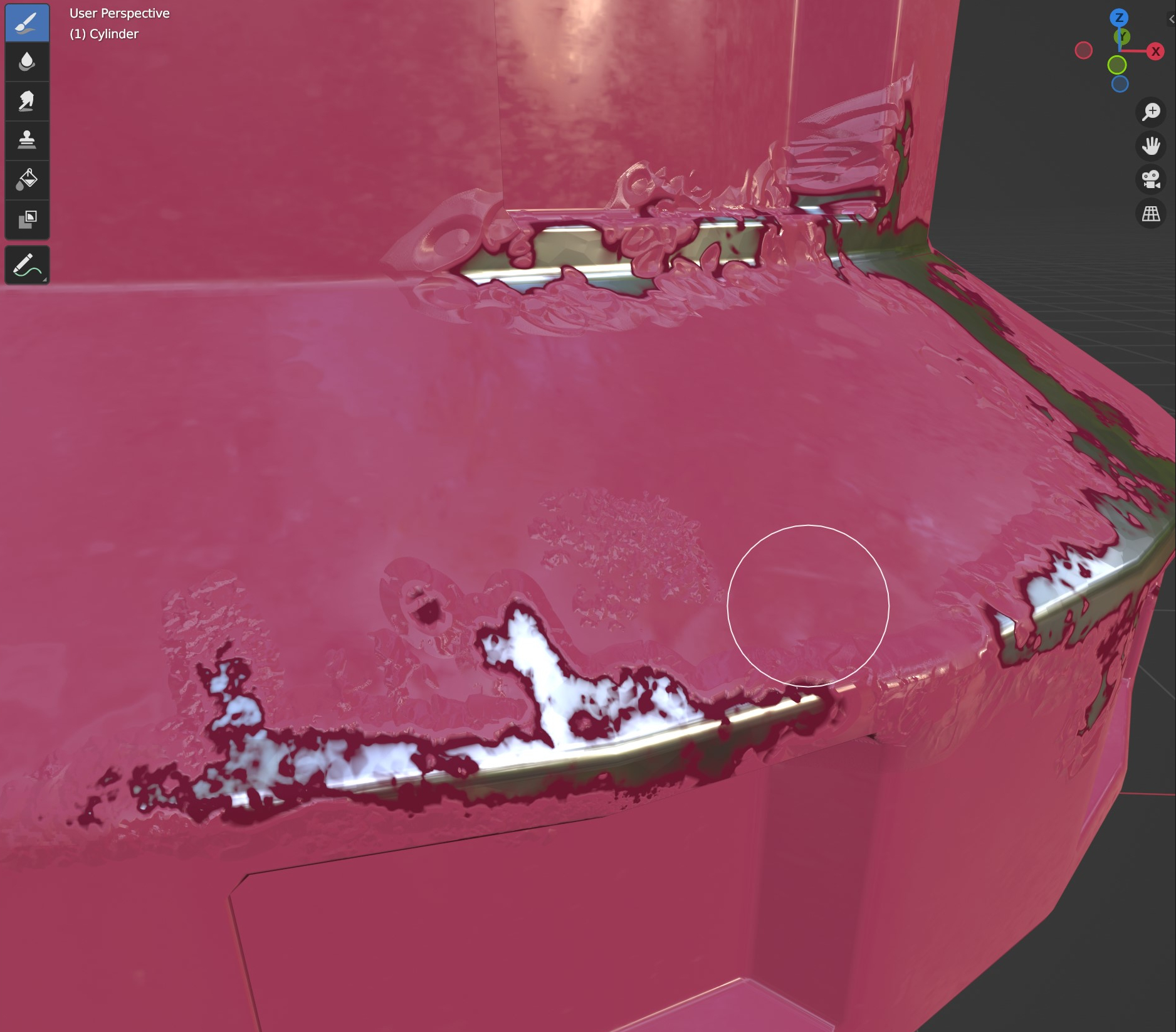 Hard Surface Texture Painting Extra – Peeling Paint | OpenVisual FX