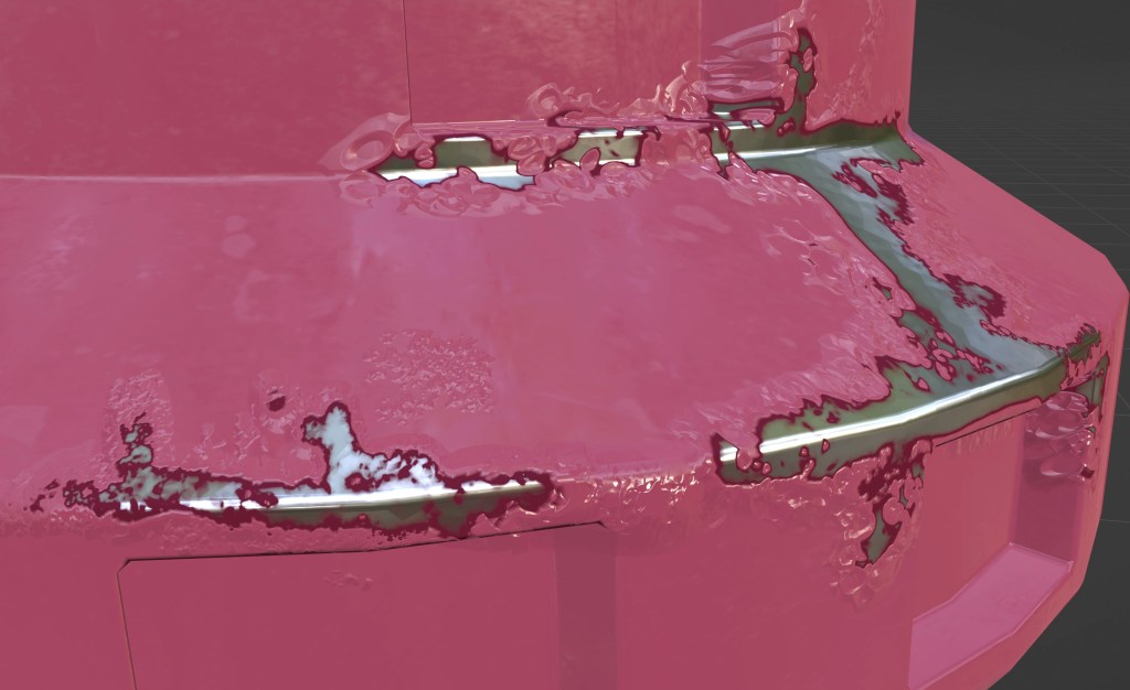 Hard Surface Texture Painting Extra – Peeling Paint | OpenVisual FX